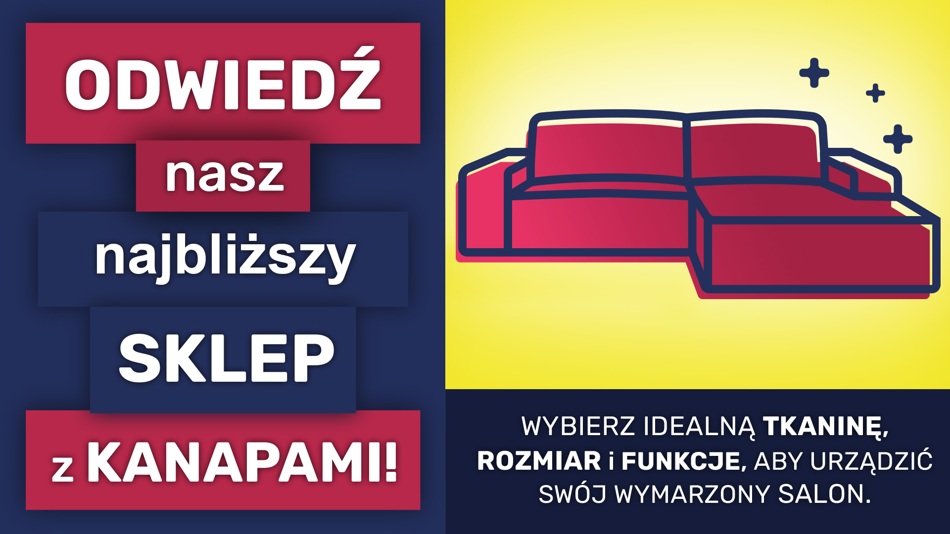 Kanapy, Sofy i Narożniki – salony SypialniaPlus w Polsce